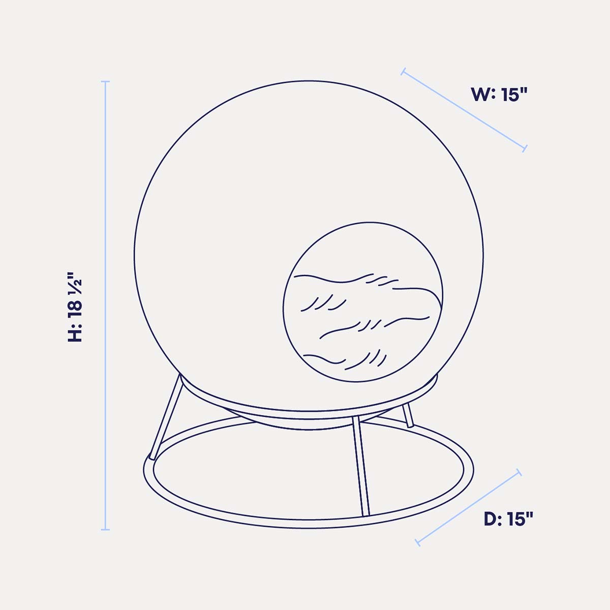 Stellar Modern Cat Bed – Tuft & Paw