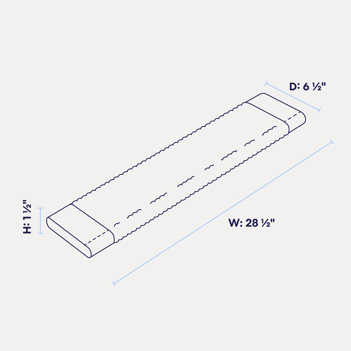 Tab Horizontal Scratching Post – Tuft & Paw